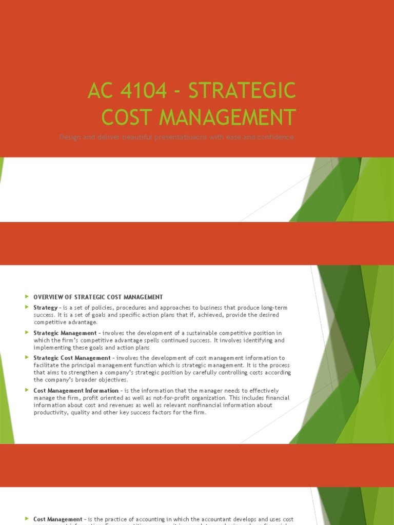 Ac+4104+ +Strategic+Cost+Management | PDF | Cost Accounting | Strategic ...