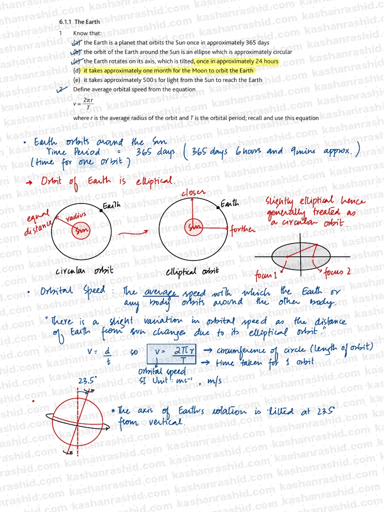 Earth's Orbit and Celestial Mechanics | PDF | Planets | Sun