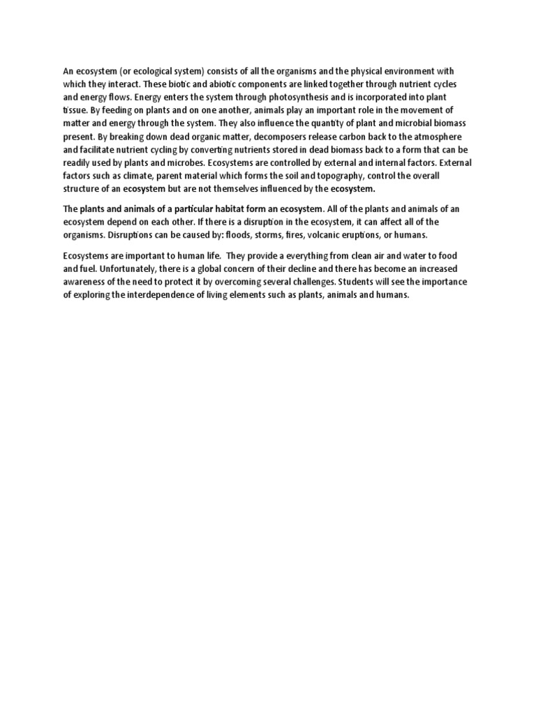Understanding Ecosystem Dynamics | PDF | Technology & Engineering