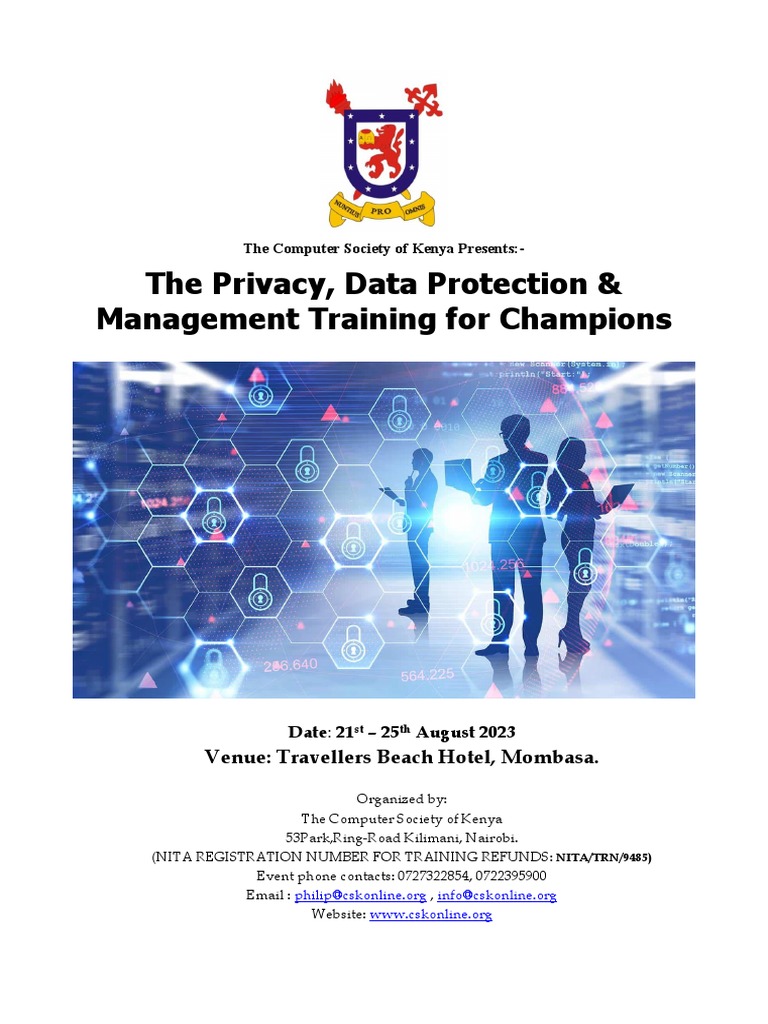 Data Protection and Management Training For Champions | Download Free ...