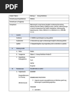 4as Lesson Plan in Filipino | PDF