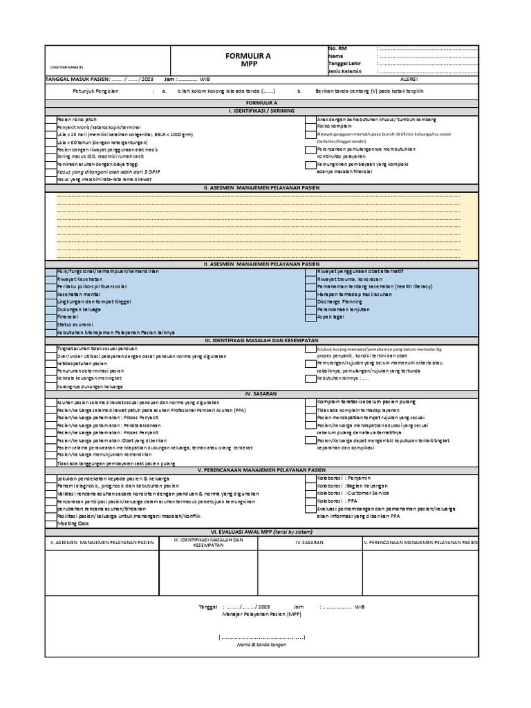 Draft Form - AB MPP - Revisi 3 (7 Agustus 2023) | PDF