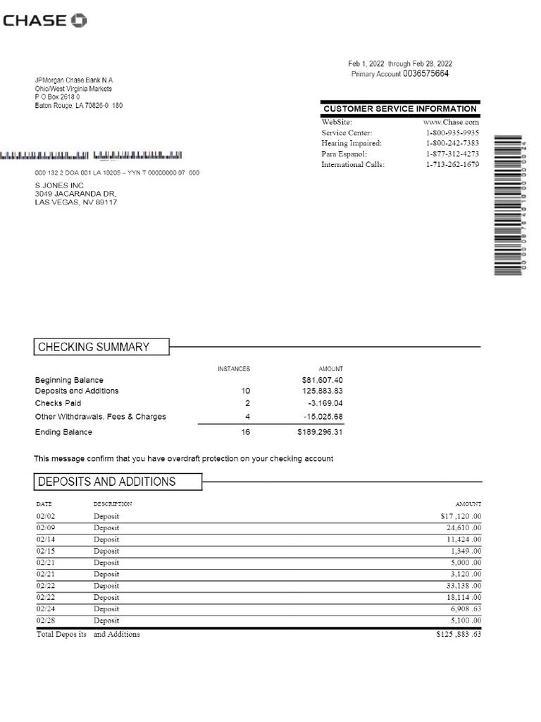 Chase-Bank-Statement-BankStatements.net | PDF
