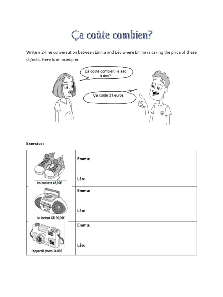 Ça Coûte Combien | PDF