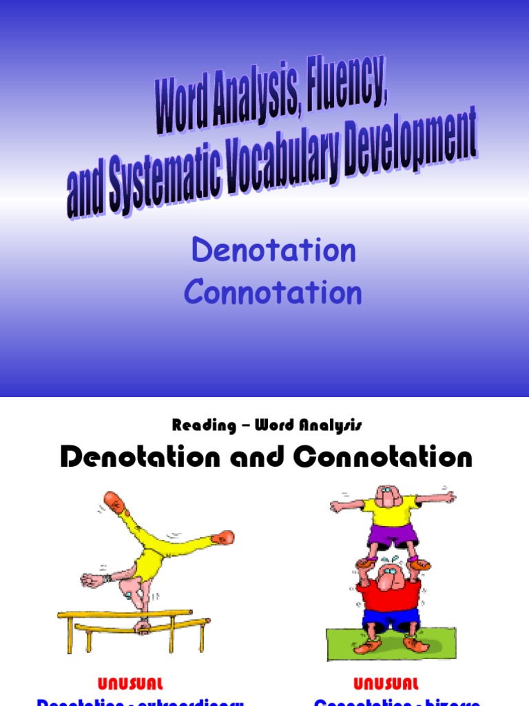 Denotation and Connotation 130708060207 Phpapp02 | PDF | Connotation ...