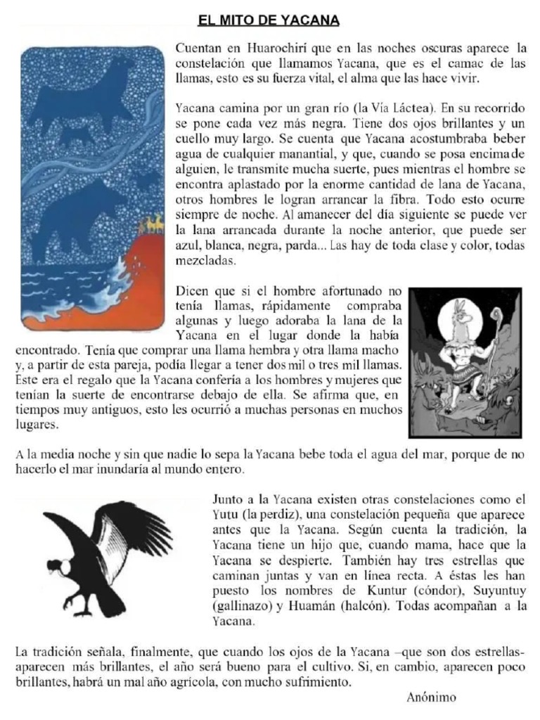 El Mito de Yacana | PDF