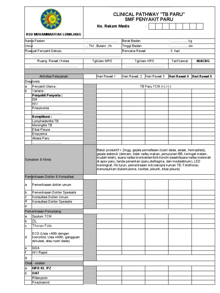 Panduan Klinik TB Paru | PDF