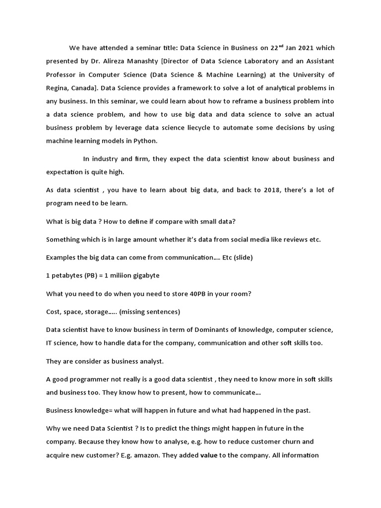 Data Science | PDF | Big Data | Data