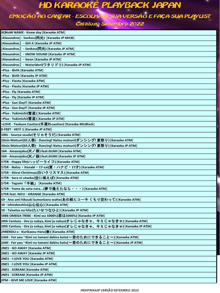 HDKP Catalogo HDKPJPN | PDF | Musicians