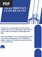 CFC Covenant Orientation Overview | PDF | Covenant (Biblical) | Prayer