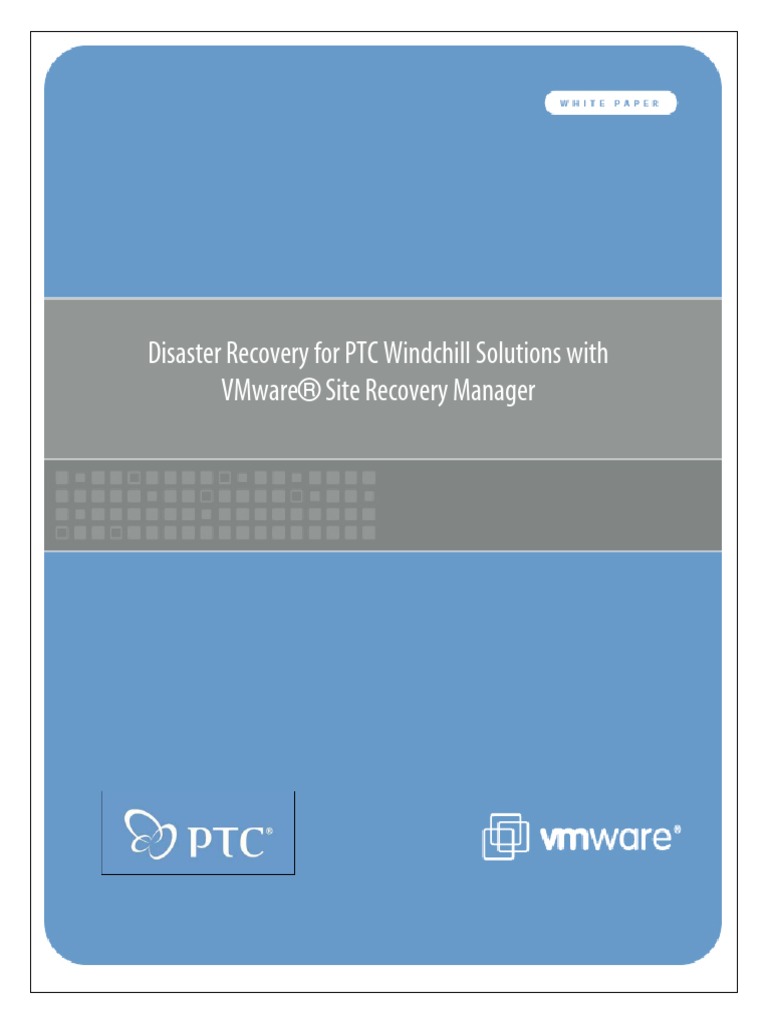 DR For PTC Windchill Solutions Site Recovery Manager | PDF | Databases | Relational Database