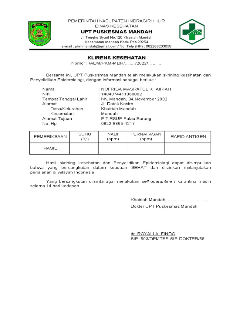 Format Rapid Antigen Manual | PDF