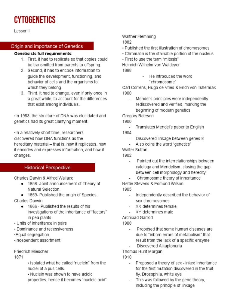 Cytogen Reviewer | PDF | Dna | Genetics