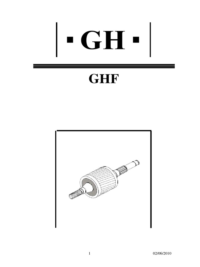 Spare Parts GHF Hoist | PDF | Ingeniería mecánica | Máquinas