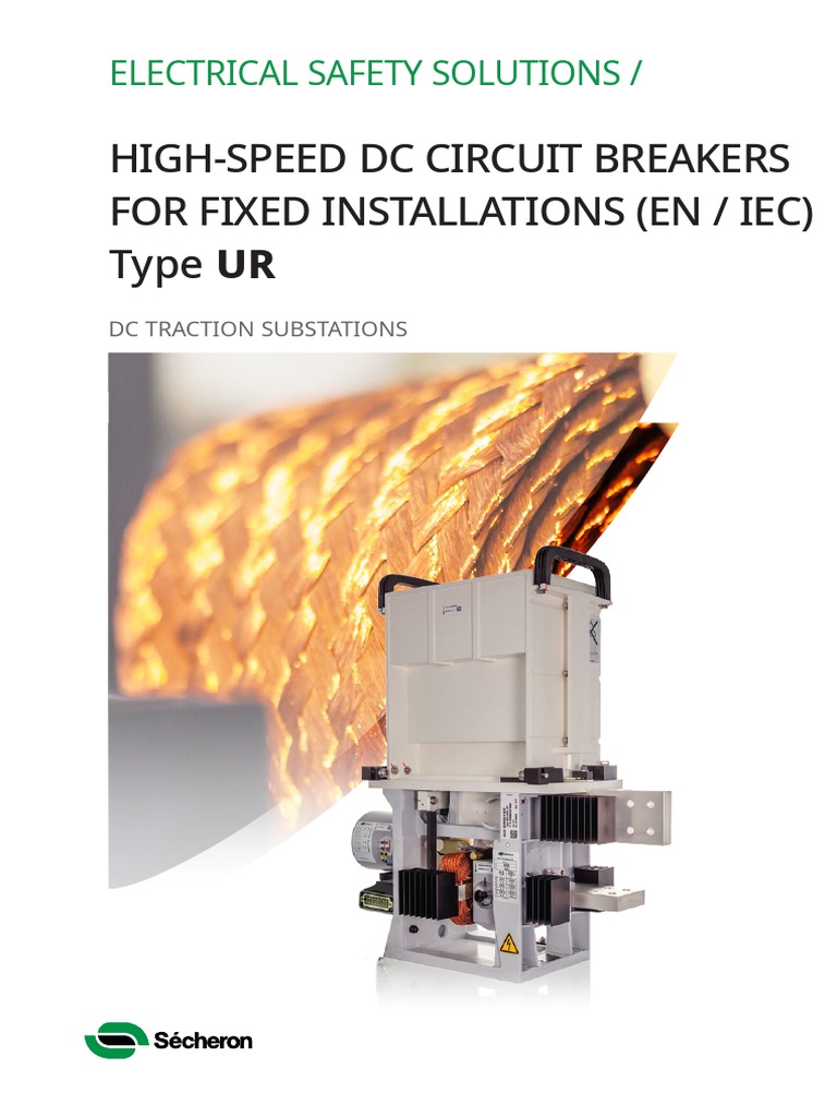 High-Speed DC Circuit Breakers For Fixed Installations (En / Iec) Type ...