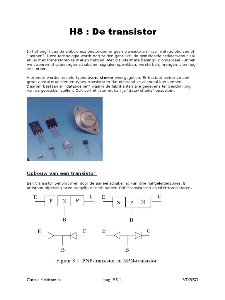 H8 Transistor | PDF