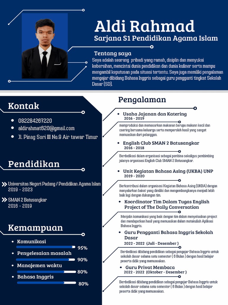 CV Aldi Rahmad | PDF