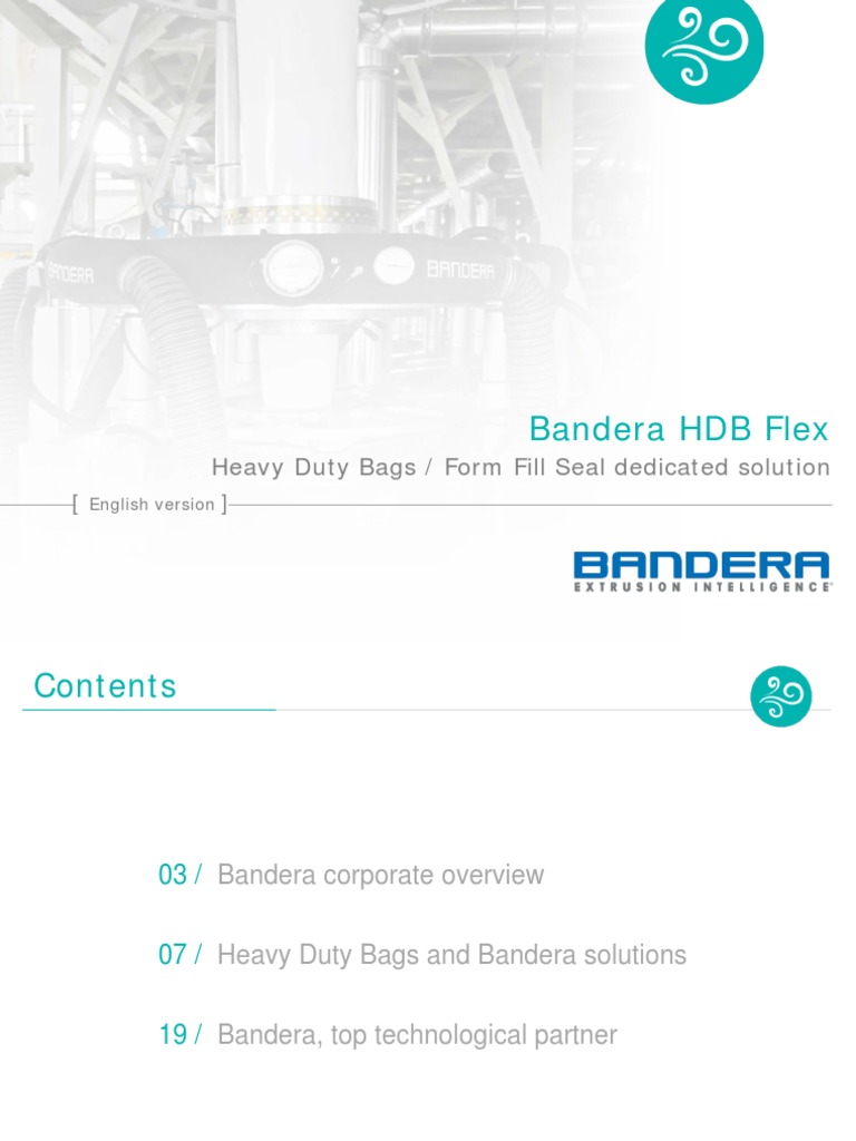 Bandera HDB Flex: Heavy Duty Bags Solutions | PDF | Extrusion | Lamination