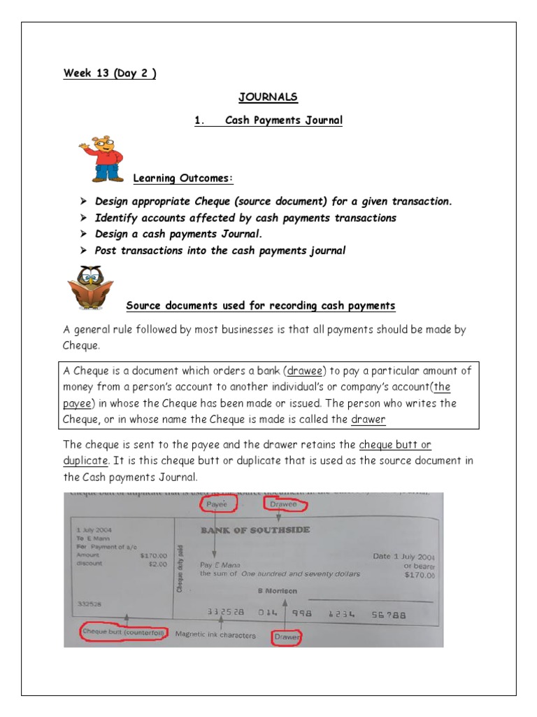 Understanding Cash Payments Journal | PDF | Debits And Credits | Payments