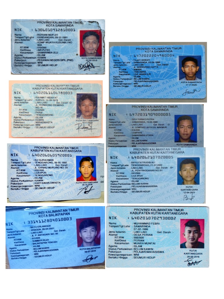 KTP Official Dan Pemain Persisam | PDF