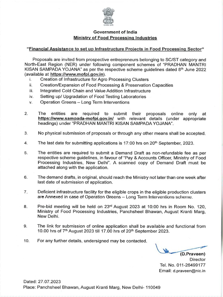 Eoi Notice Dated 27.07.2023 | PDF