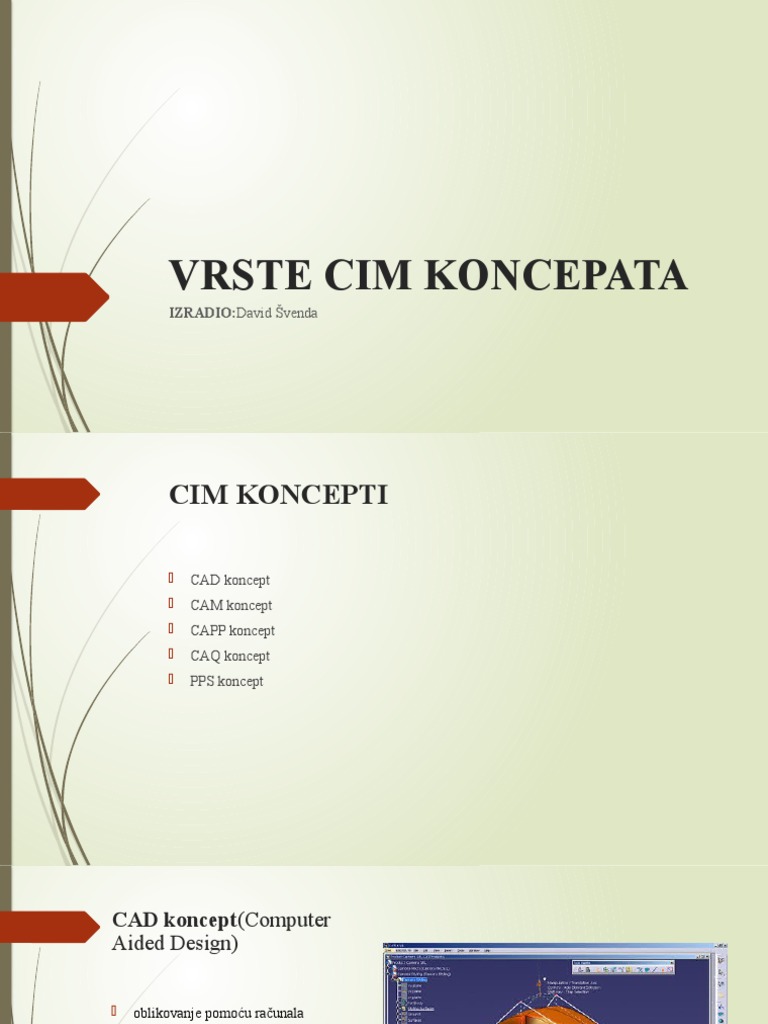 Vrste CIM Koncepata | PDF