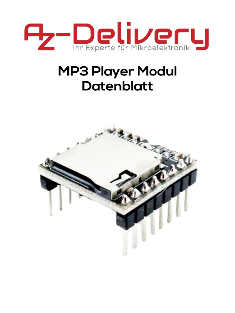 MP3 Player Modul Datenblatt AZ-Delivery Vertriebs GMBH | PDF