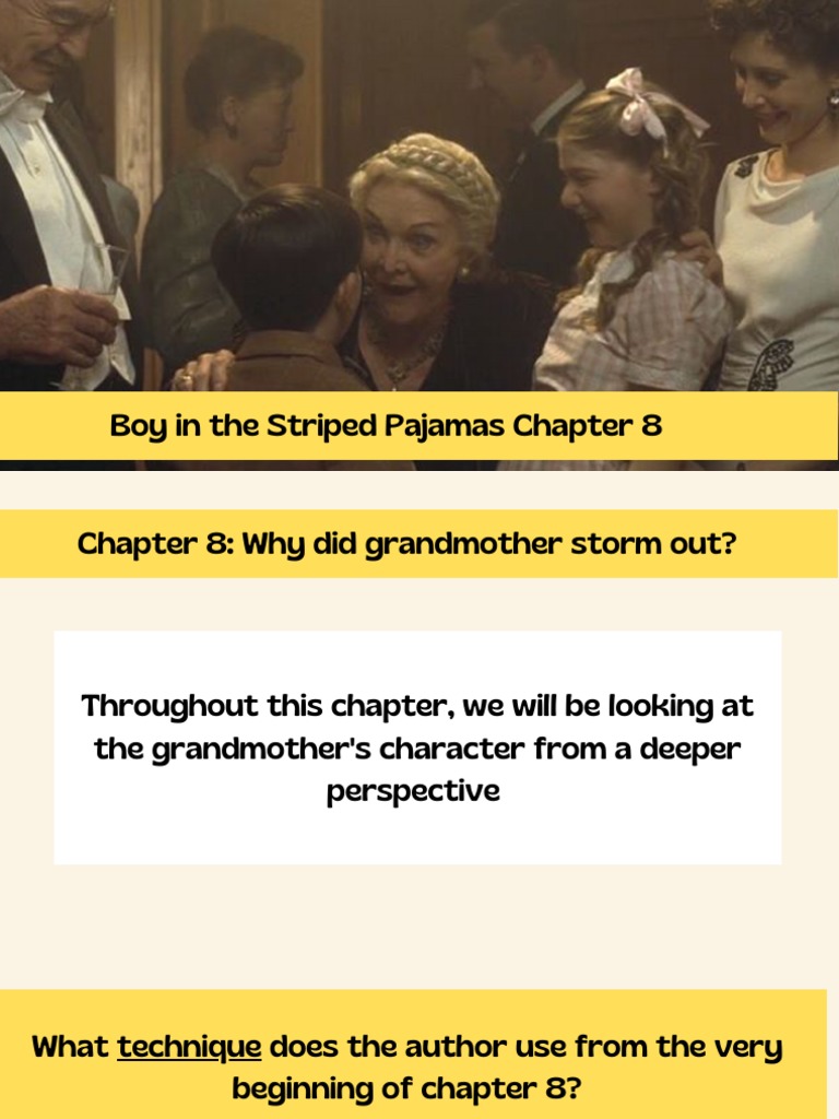 Boy in The Striped Pajamas Chapter 8 | PDF