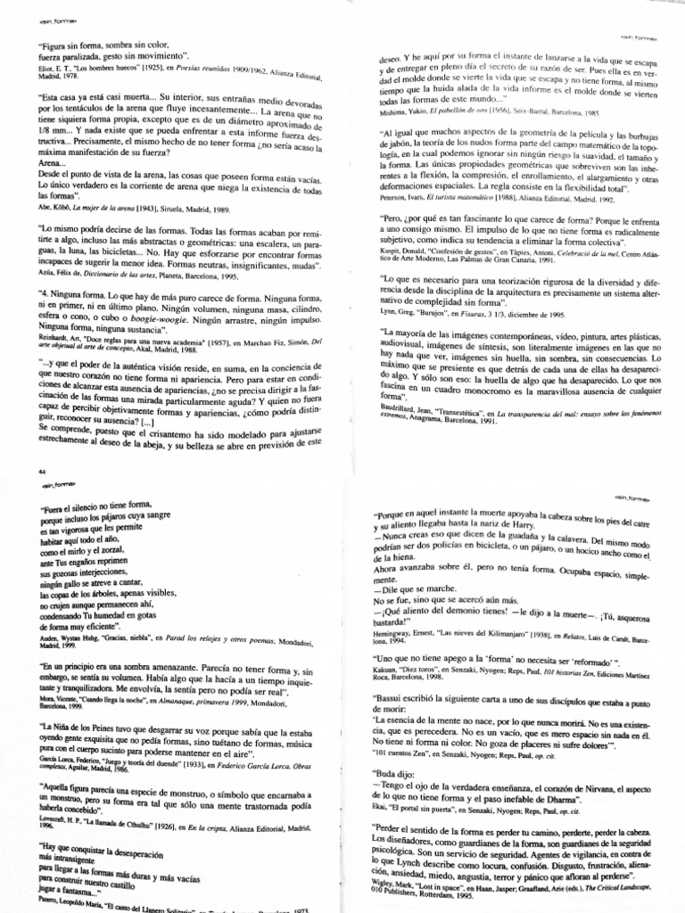 01 - Sin - Forma - Federico Soriano | PDF