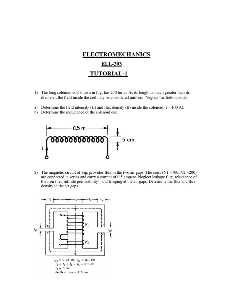 Tutorial - 1 - ELL203 - 31st July - 2023 | PDF | Teaching Methods & Materials | Science ...