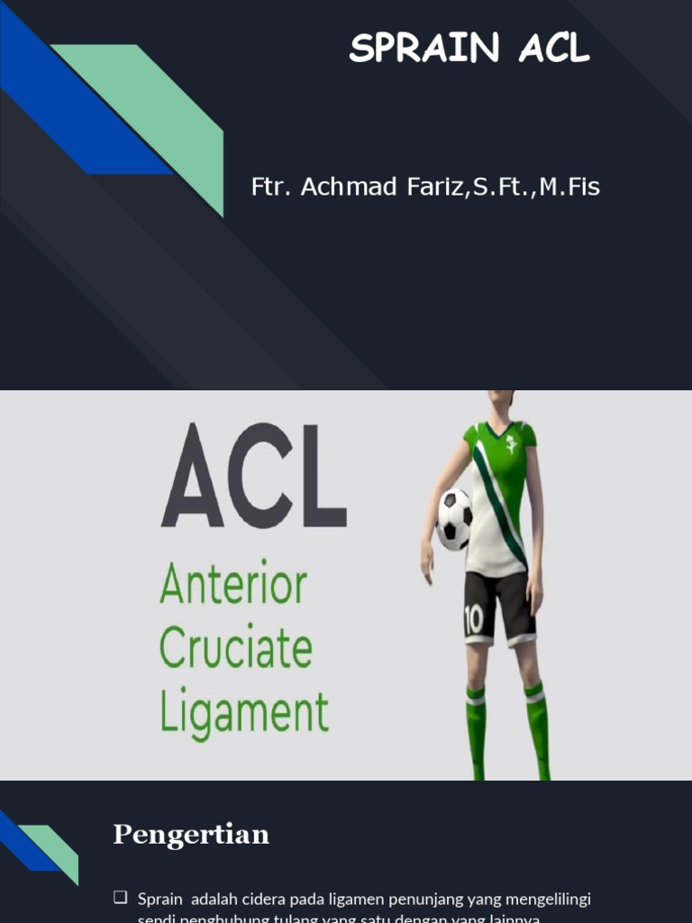 Sprain Acl | PDF