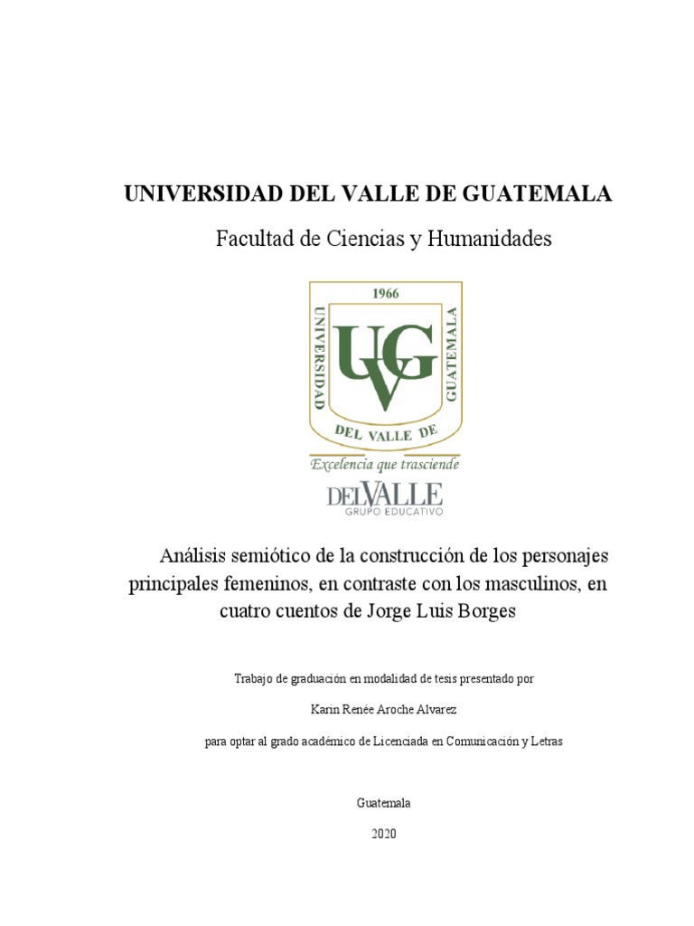 Análisis Semiótico de La Construcción de Los Personajes Principales ...