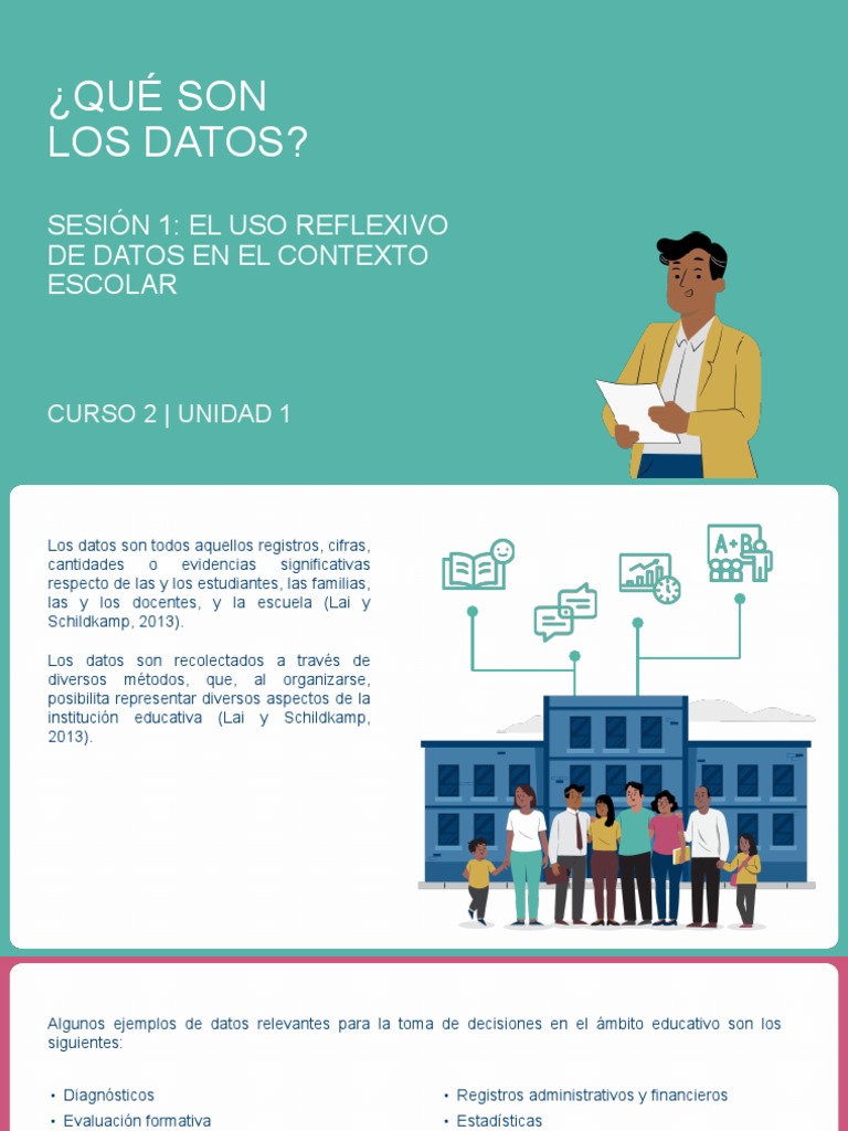 S1 - Presentación - Qué Son Los Datos | PDF | Enseñando | Información