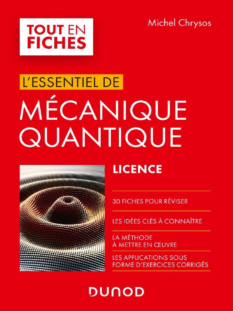 Mécanique Quantique - Tout en Fiches - Licence | PDF | Photon ...