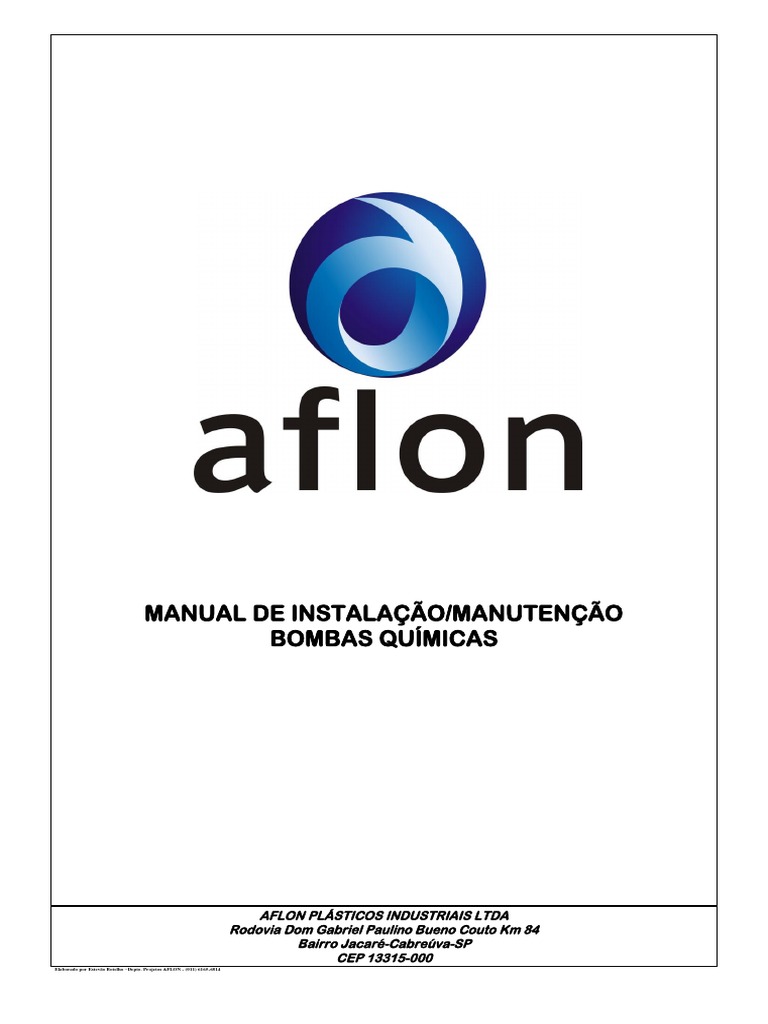 AFLON Manual Bombas Aflon Completo | PDF | Bomba | Vestir-se