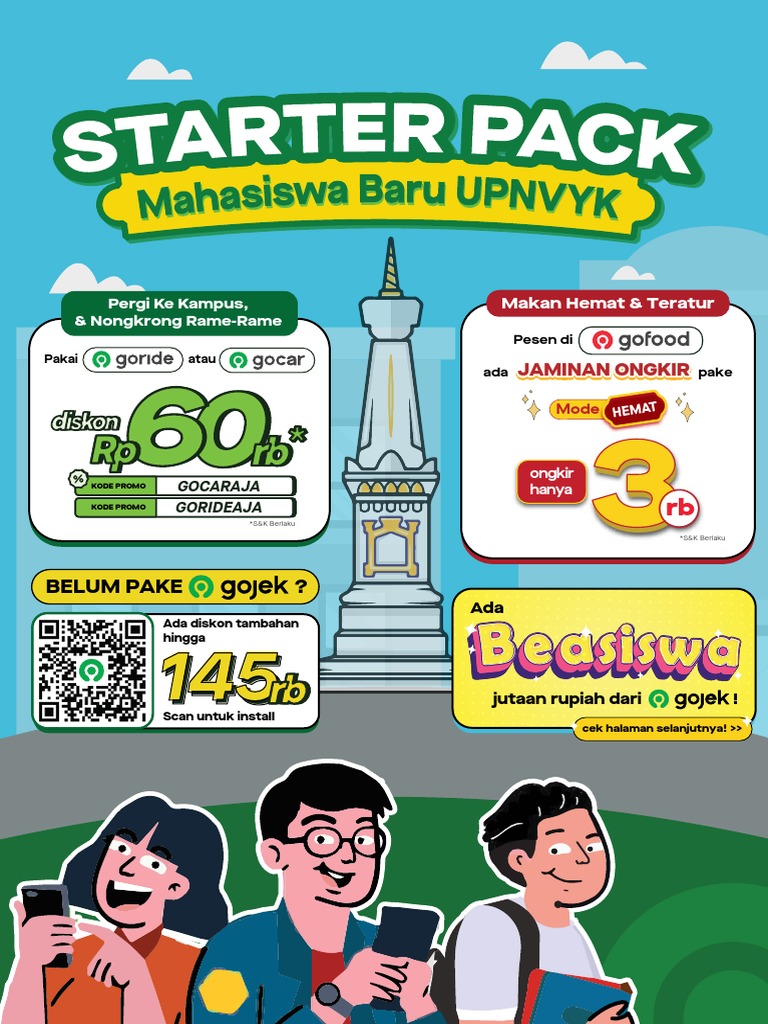 Promo & Beasiswa Gojek - Upnvyk 2023 | PDF