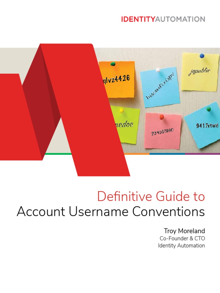 Definitive Guide To Username Conventions | PDF | User (Computing) | Password