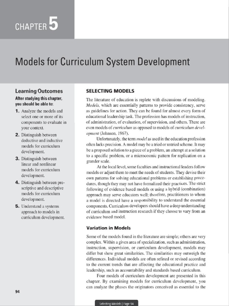 Split Bab 5 Developing The Curriculum | Download Free PDF | Curriculum | Psychology