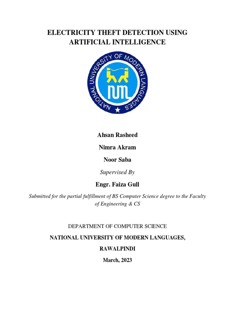 FYP Report Chapter 1 | PDF | Machine Learning | Artificial Intelligence