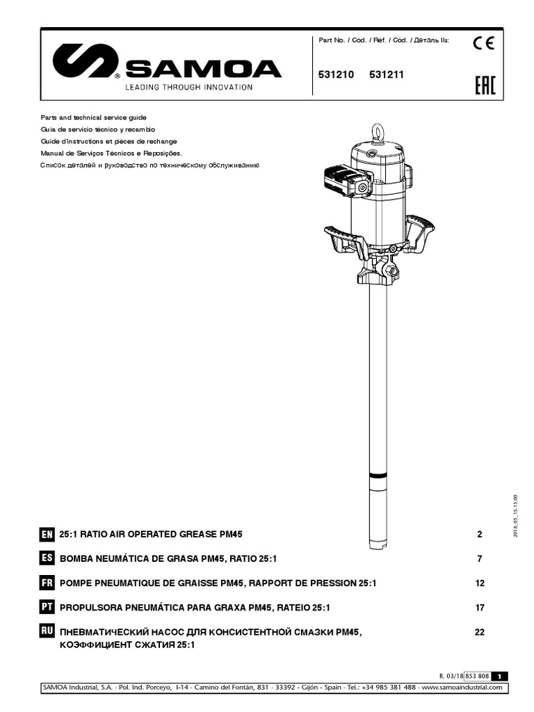 PM45-25-1 531210 531211 en | PDF | Pump | Valve