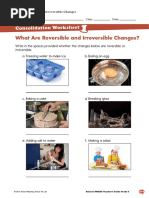 Science Notes-States of Matter - Grade 6 | PDF