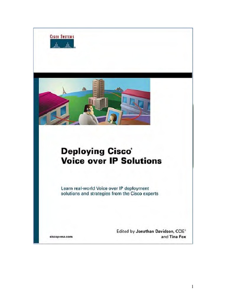 Deploying Cisco Voice Over IP Solutions | PDF | Voice Over Ip | Computer Network