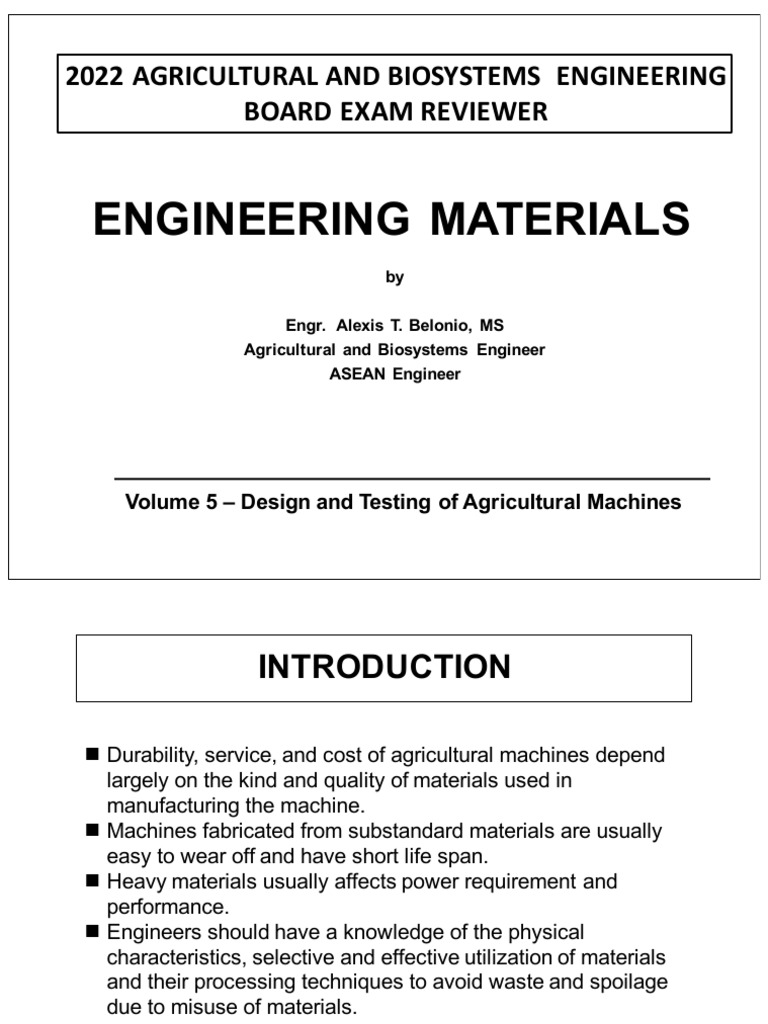 DTAM - Chap03 - Engineering Materials | PDF | Steel | Glasses