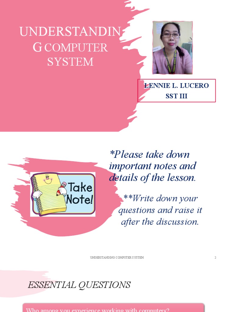 Understanding Computer System | PDF | Computer Hardware | Input/Output