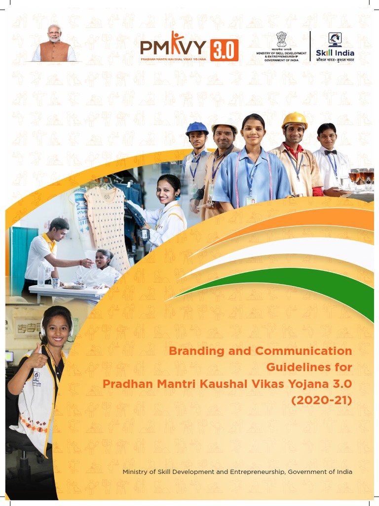 PMKVY 3.0 Branding Guidelines | PDF | Typefaces | Brand