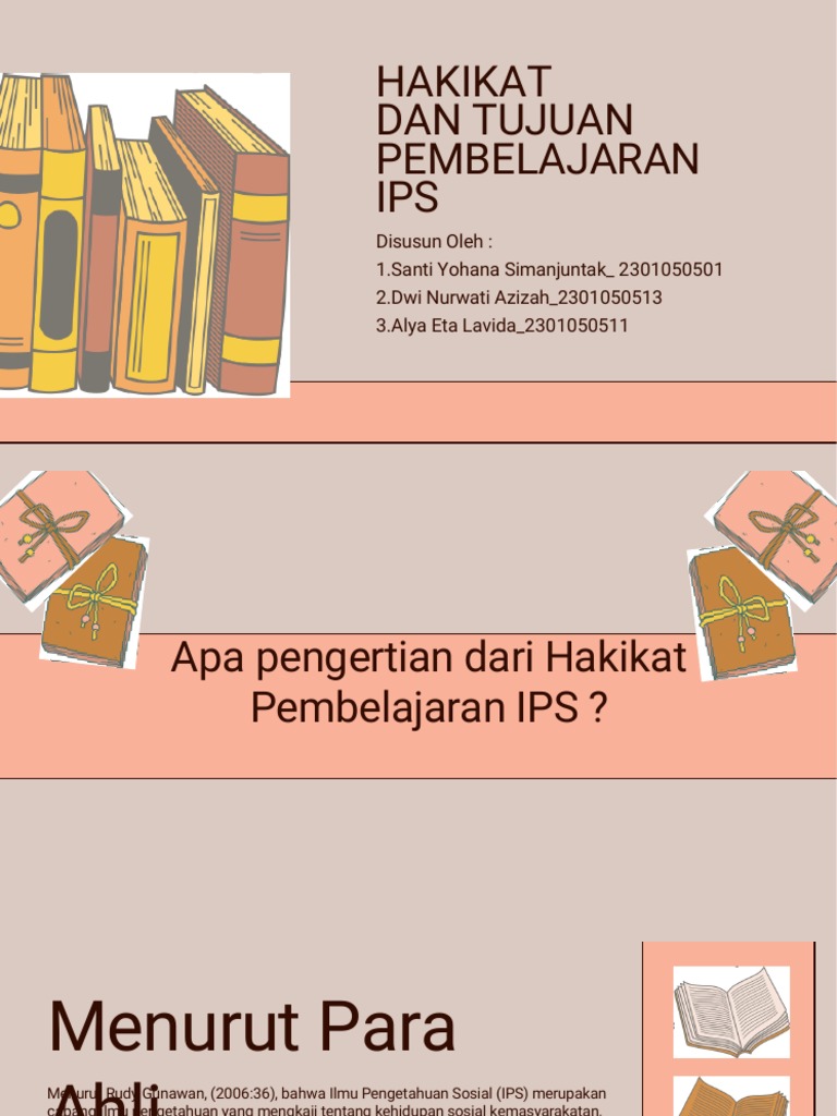 Hakikat Dan Tujuan Pembelajaran IPS | PDF