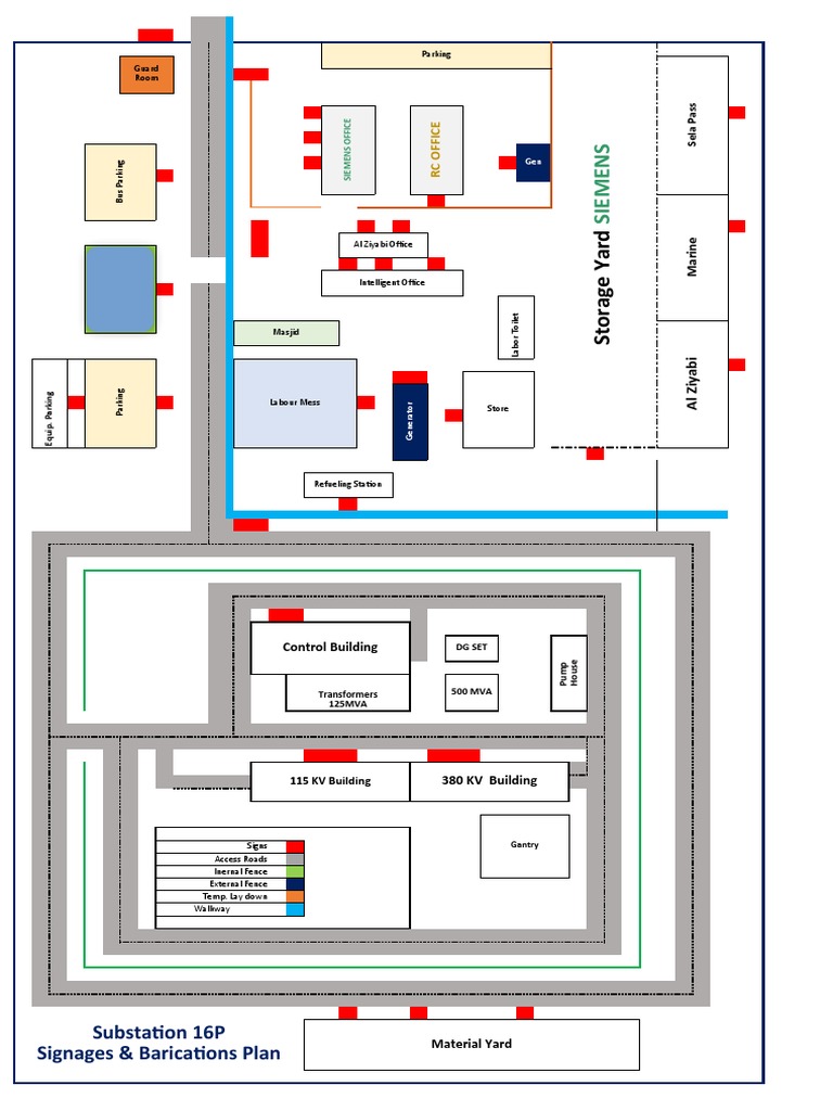 Sign. & Barication Plan | PDF | Electric Power | Power (Physics)
