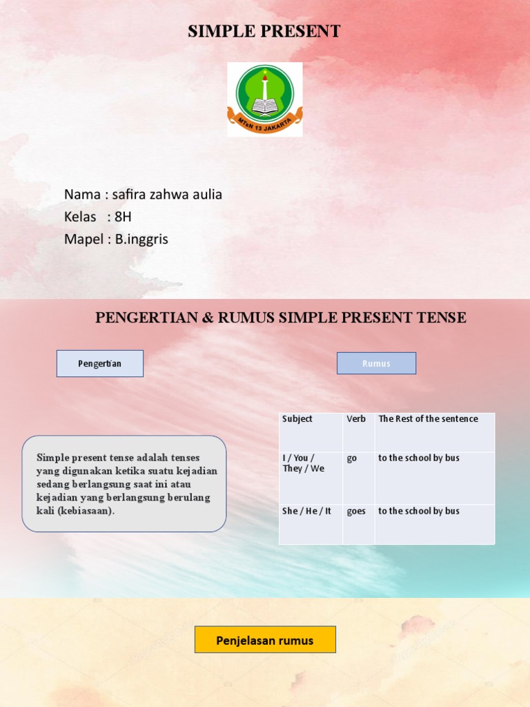 Inggris Simple Present | PDF