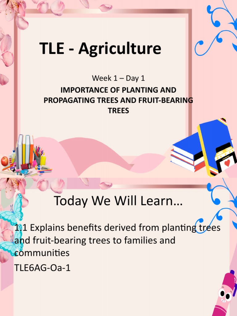 Tle Agri q1 Week 1 | PDF | Trees | Plants